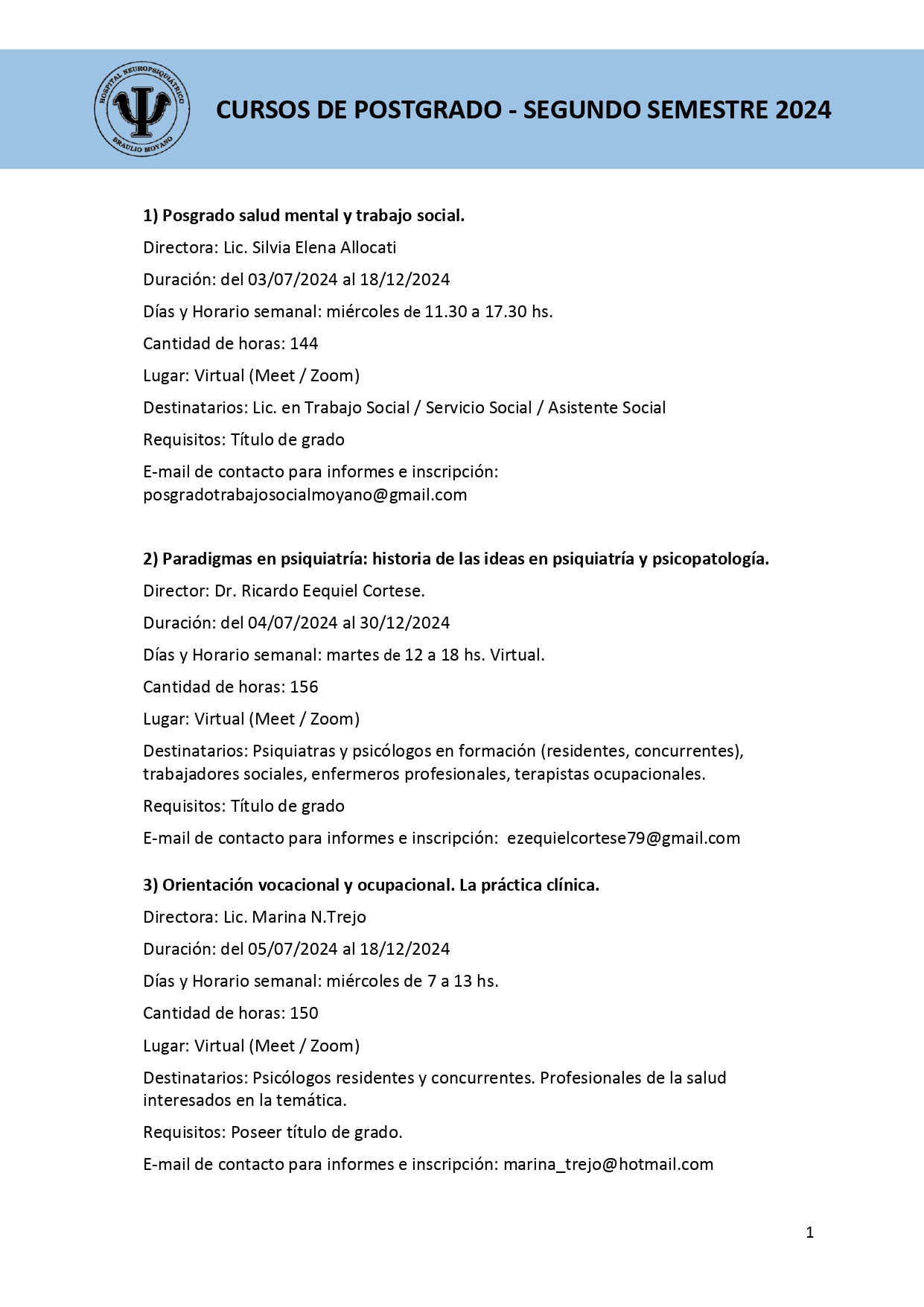 Cursos de postgrado | Buenos Aires Ciudad - Gobierno de la Ciudad Autónoma de Buenos Aires